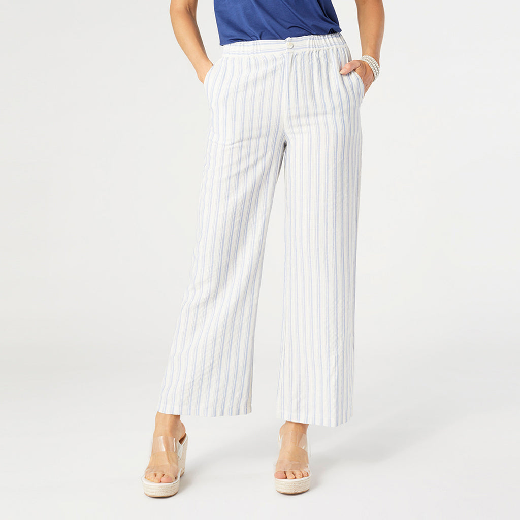 Fallon Wide Leg Striped Pant - Final Sale – tgbBRANDS