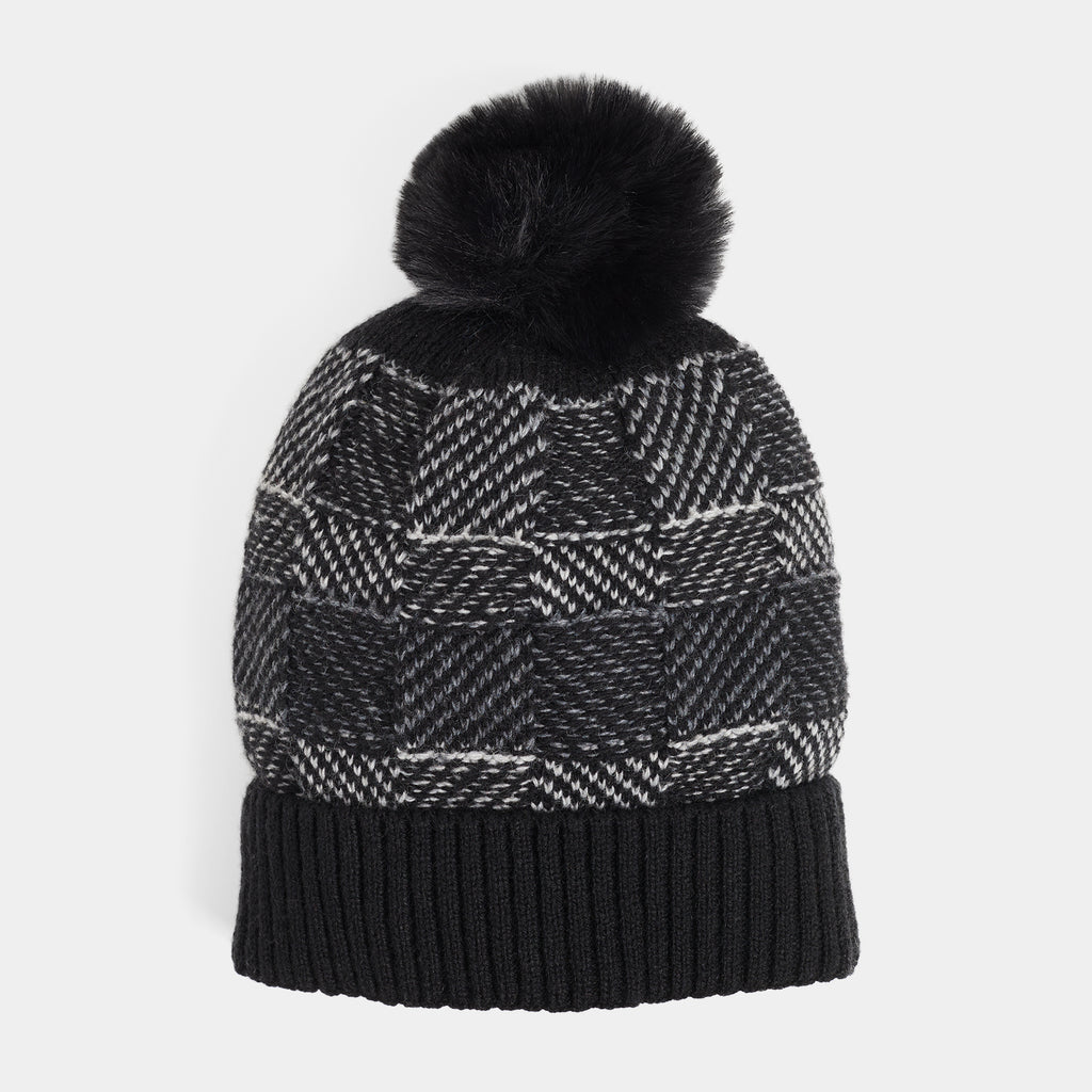 Checkerboard Winer Knit Hat – tgbBRANDS