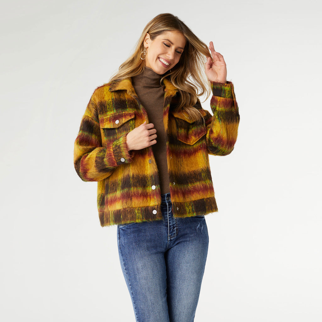 Darcey Space Dye Front Snap Shacket - Final Sale – tgbBRANDS