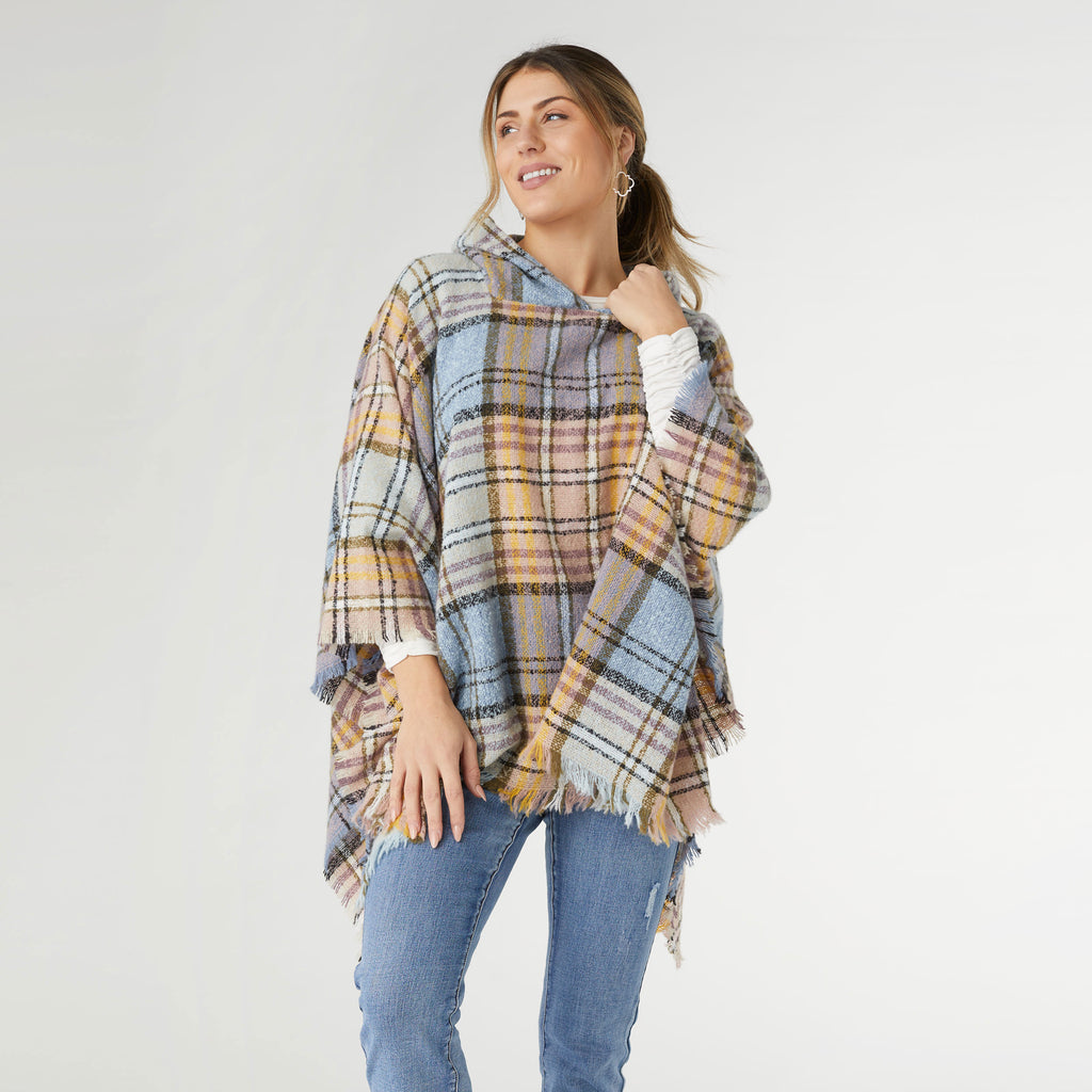Copacabana Hooded Poncho - Final Sale – tgbBRANDS