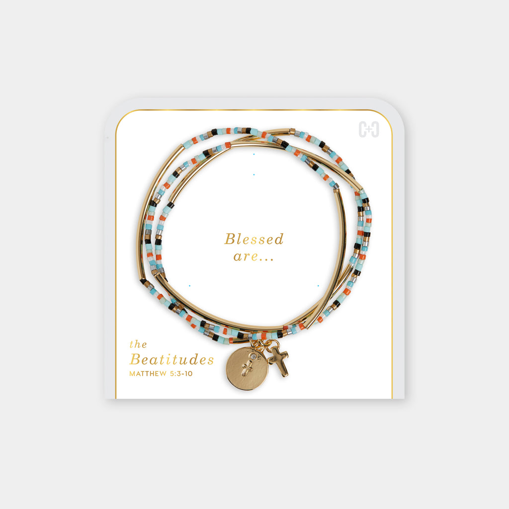 Beatitudes Cross Charm Bracelet – tgbBRANDS