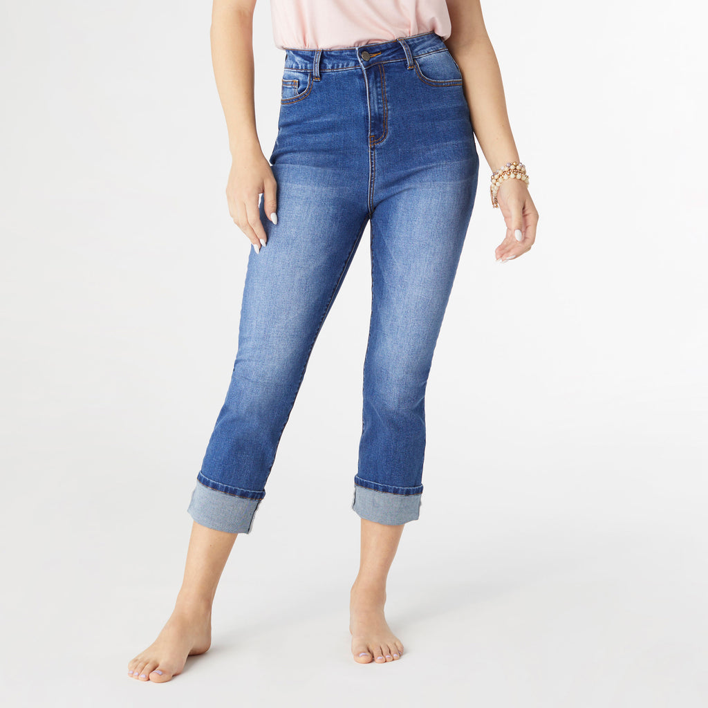 EverStretch High Rise Boyfriend Capri – tgbBRANDS