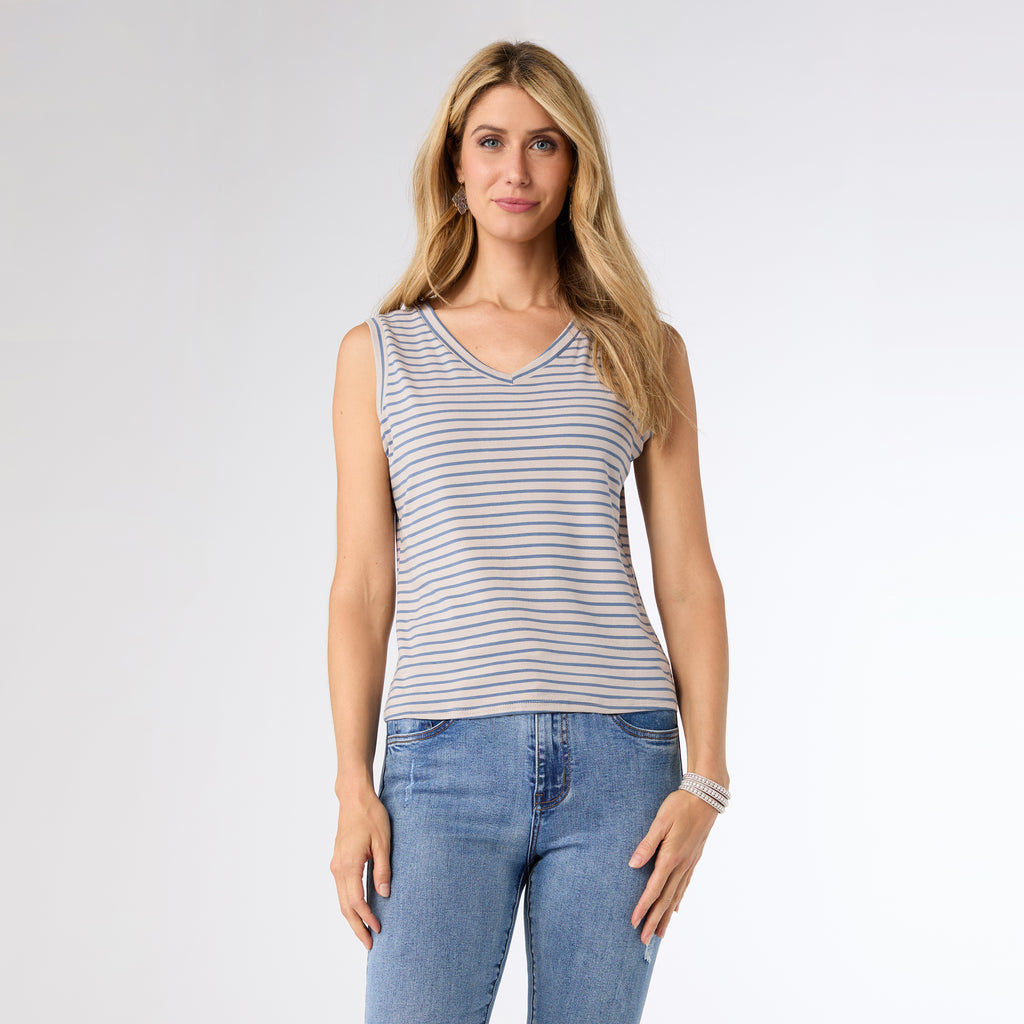 Amara Striped Tank – tgbBRANDS