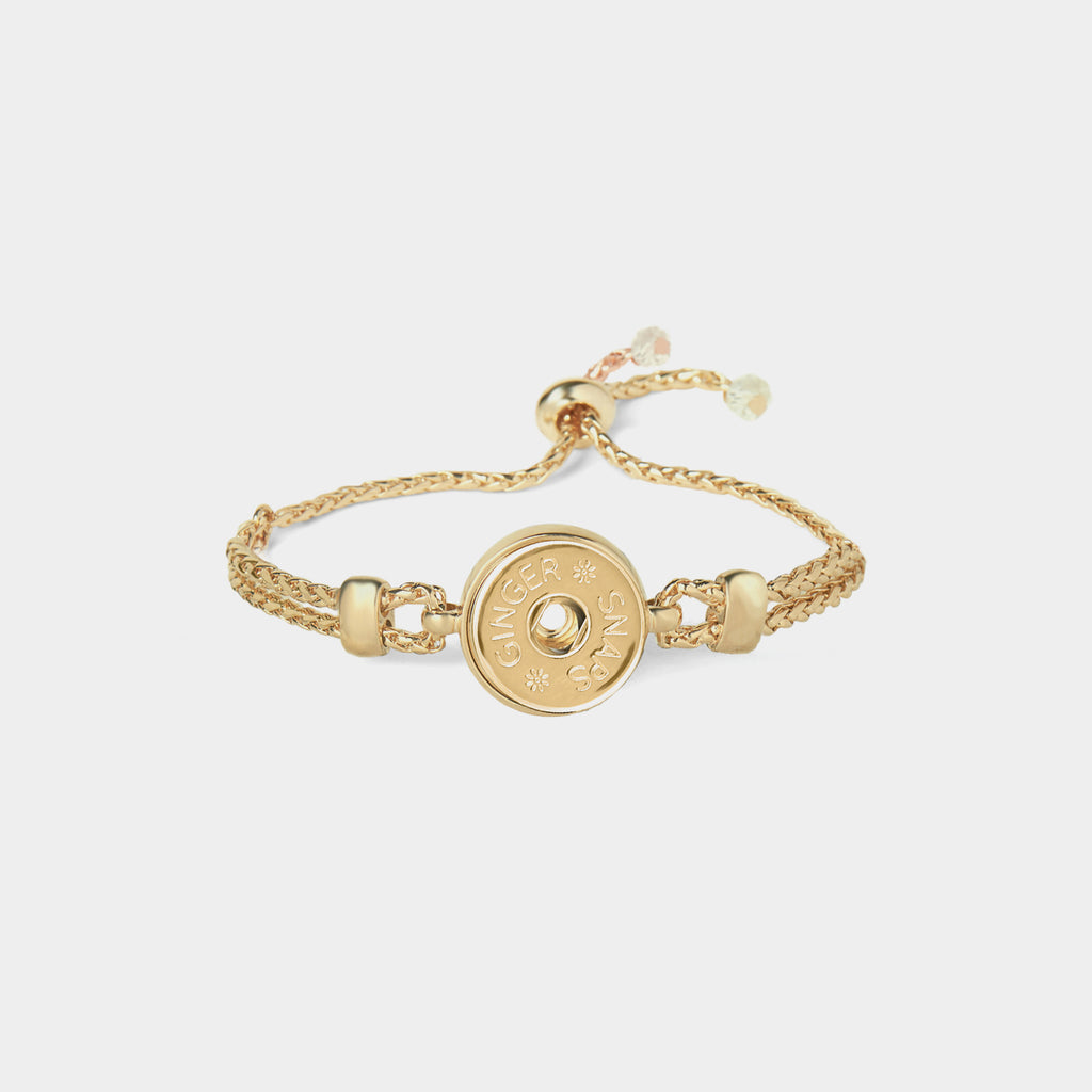 Gold Rubber Stopper Adjustable Bracelet – tgbBRANDS