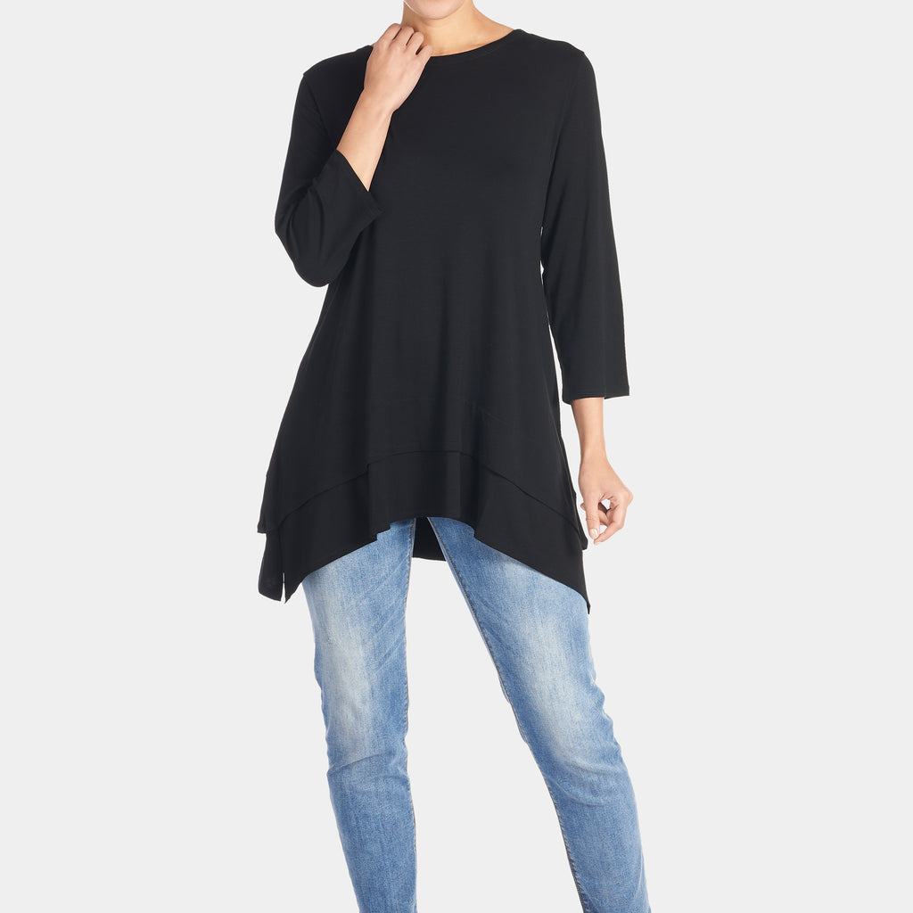 Double Layer Tunic - Final Sale – tgbBRANDS